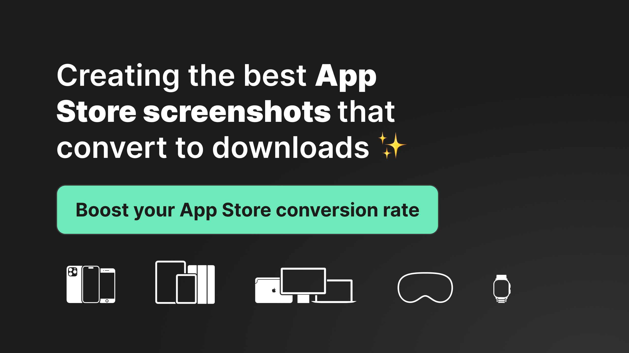 App Store screenshots focused to increase revenue